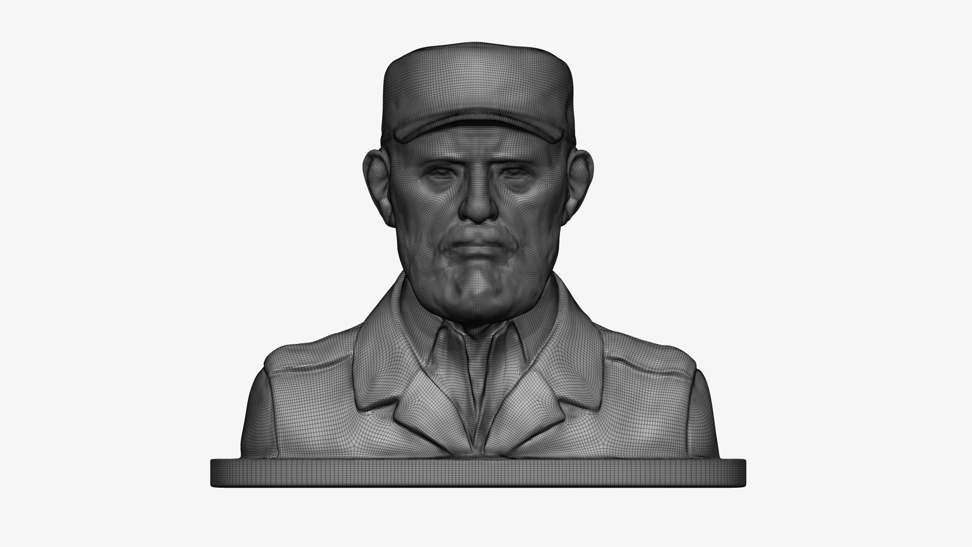 Fidel Castro 3D model 3D printable | CGTrader