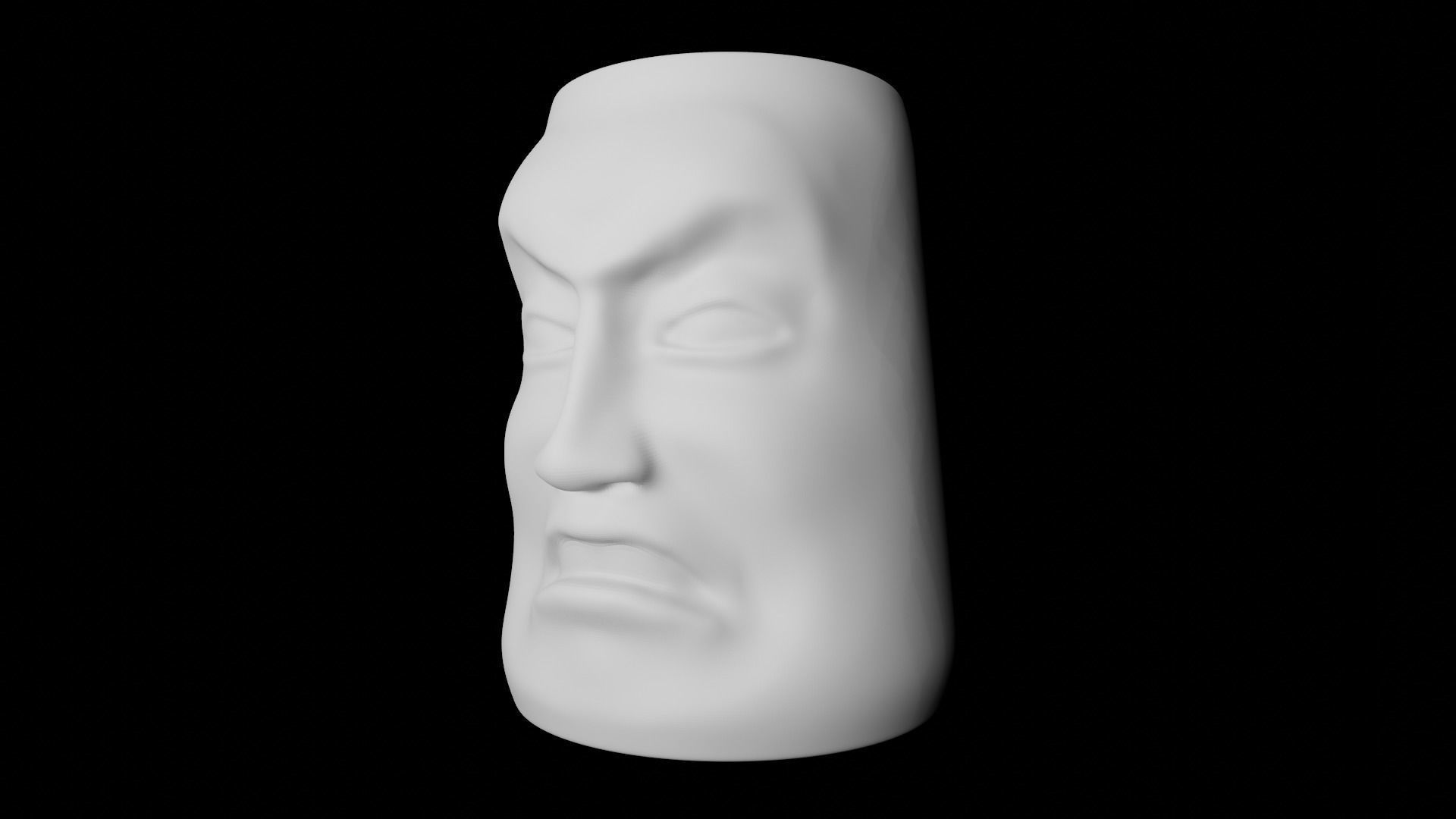 Face Vases 3D model 3D printable | CGTrader