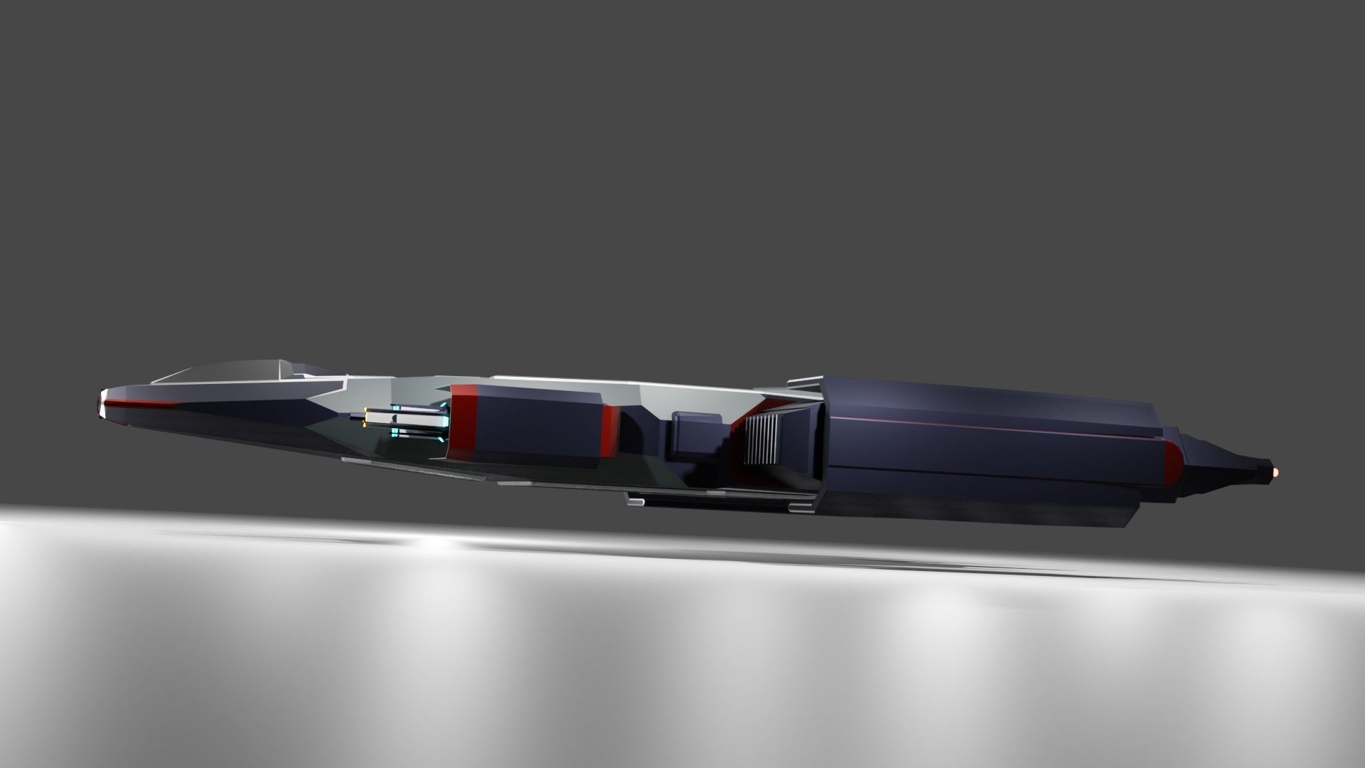 3D model Starship VR / AR / low-poly | CGTrader