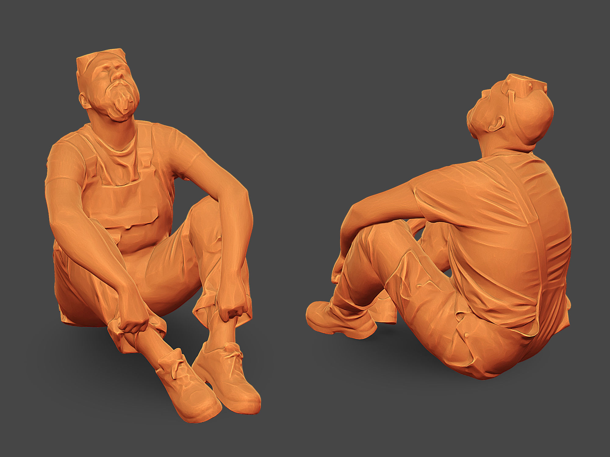 Stylized Construction Worker 3D model | CGTrader