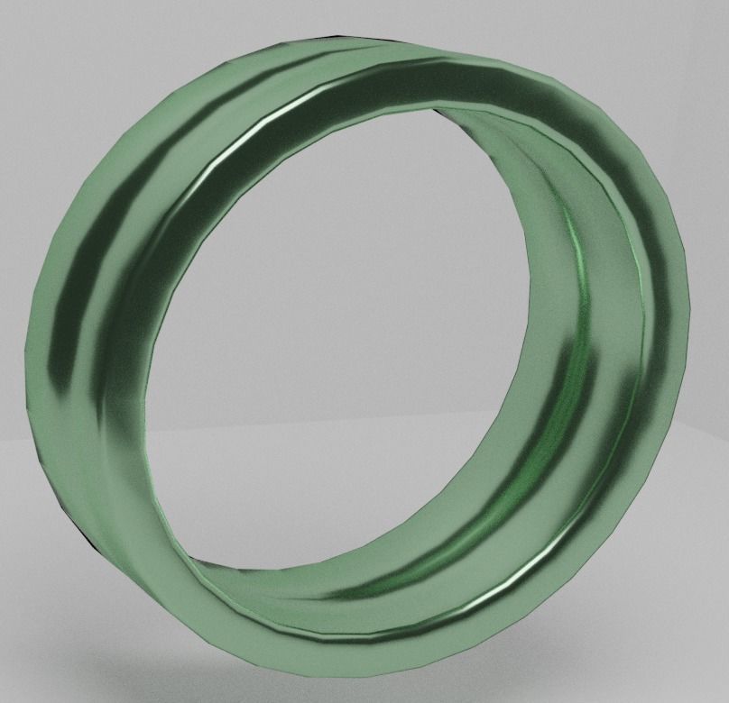 Green Ring 3D model | CGTrader
