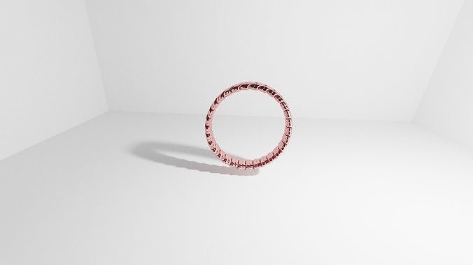 Light Red Ring 3D model | CGTrader