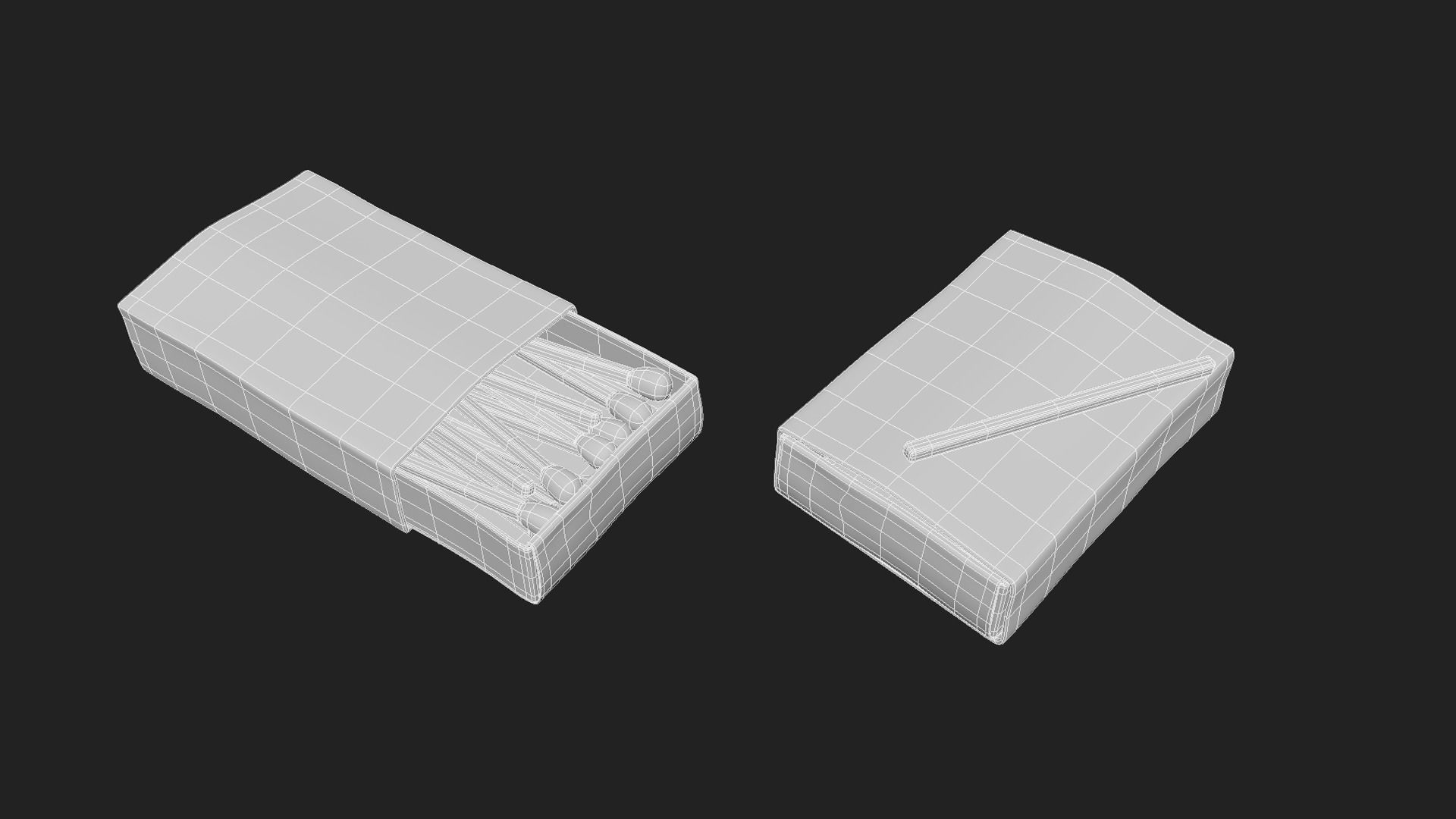 Matches - Matchbox 3D model | CGTrader