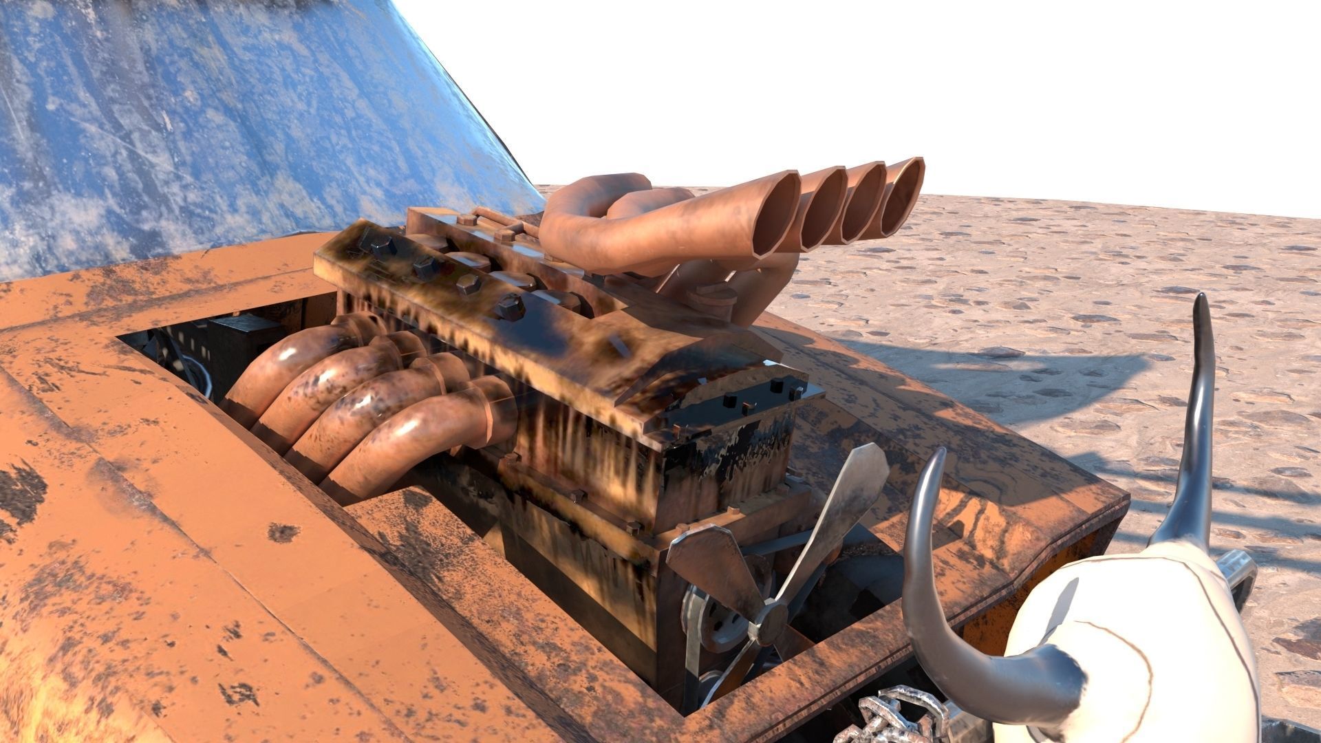 Mad max concept car 3D model | CGTrader