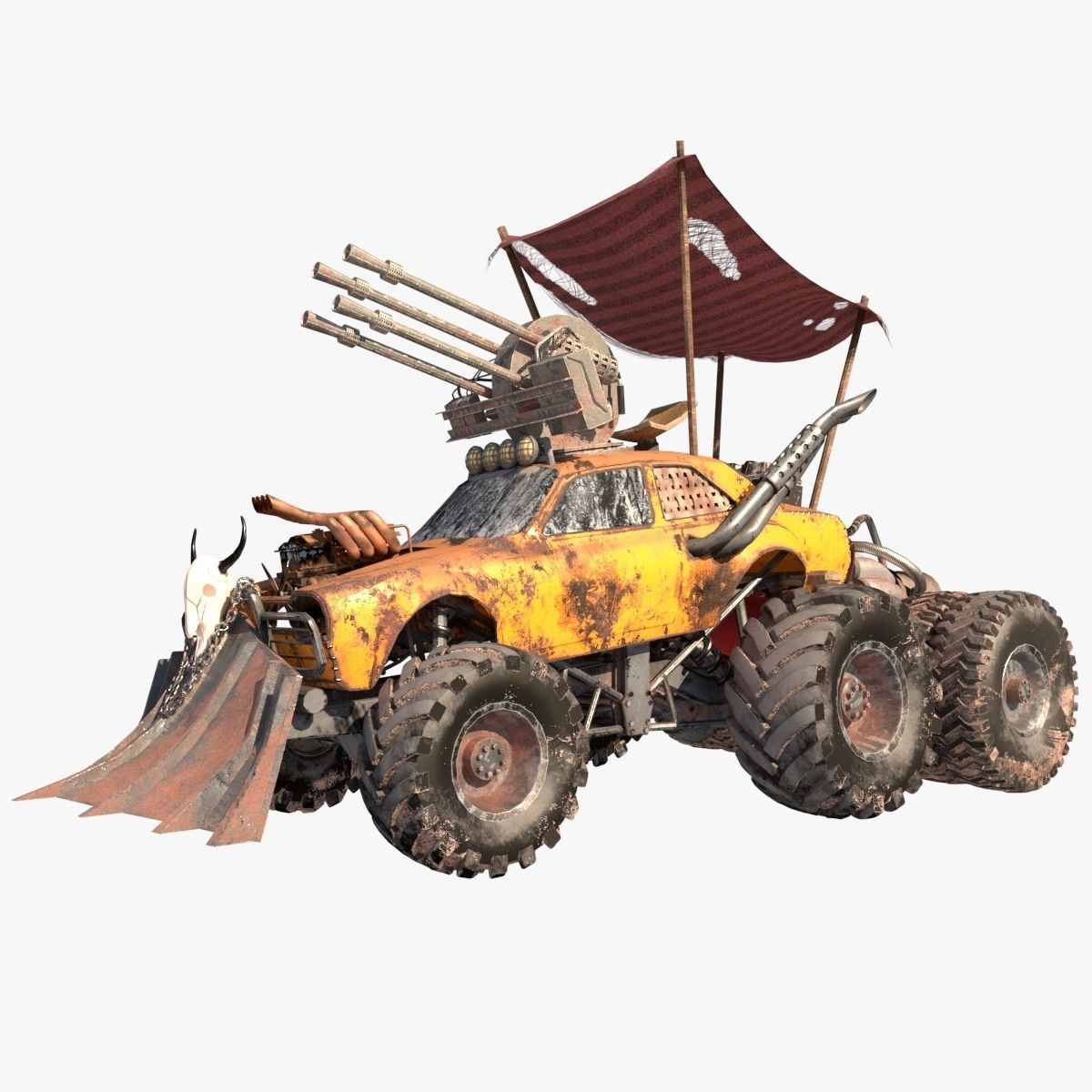 Mad max concept car 3D model | CGTrader