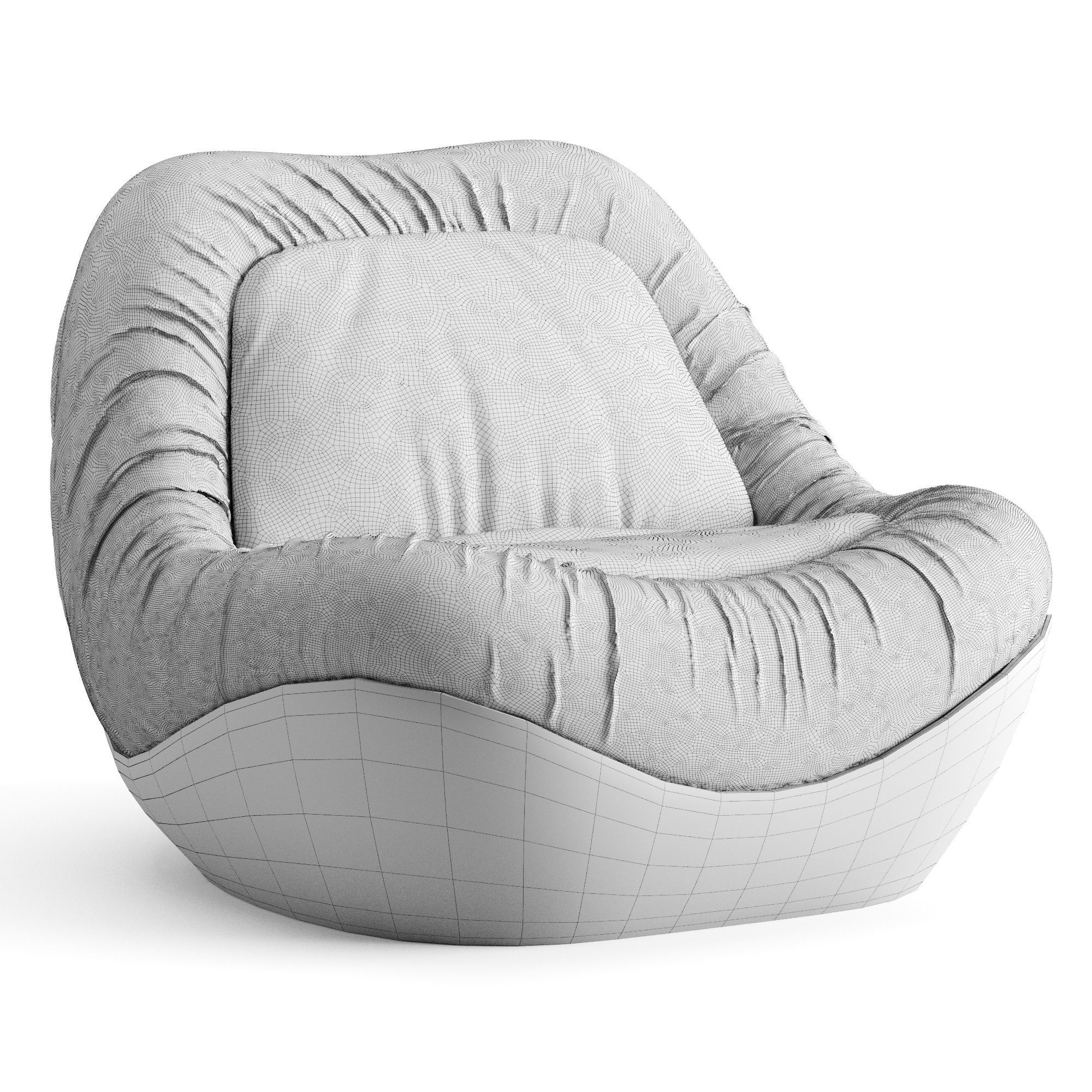 Baxter Barret Armchair 3D model | CGTrader