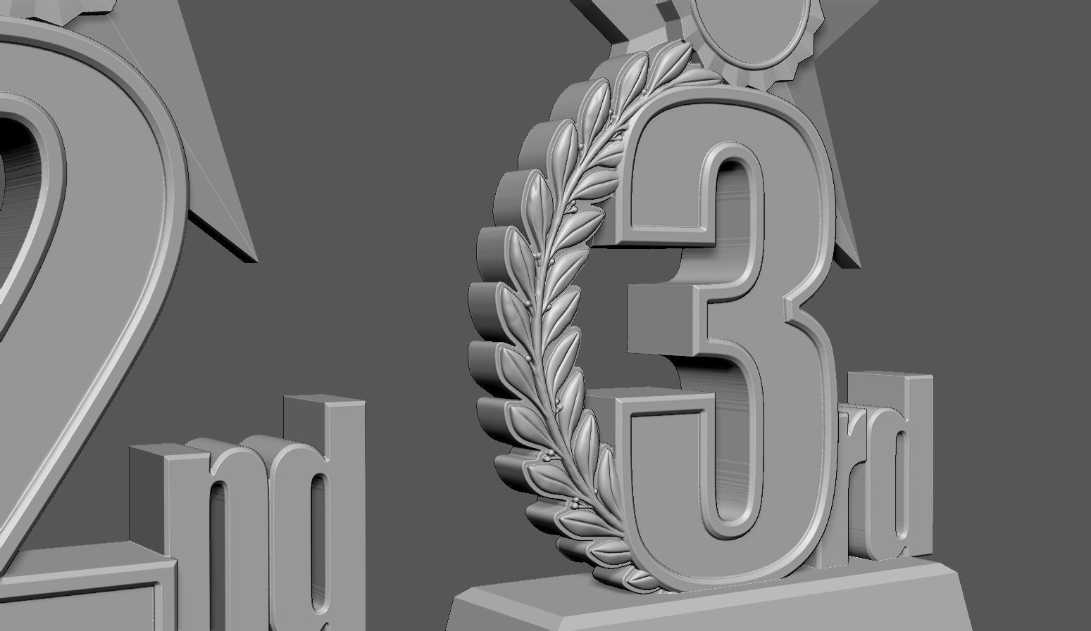 Award Trophy 3D model 3D printable | CGTrader