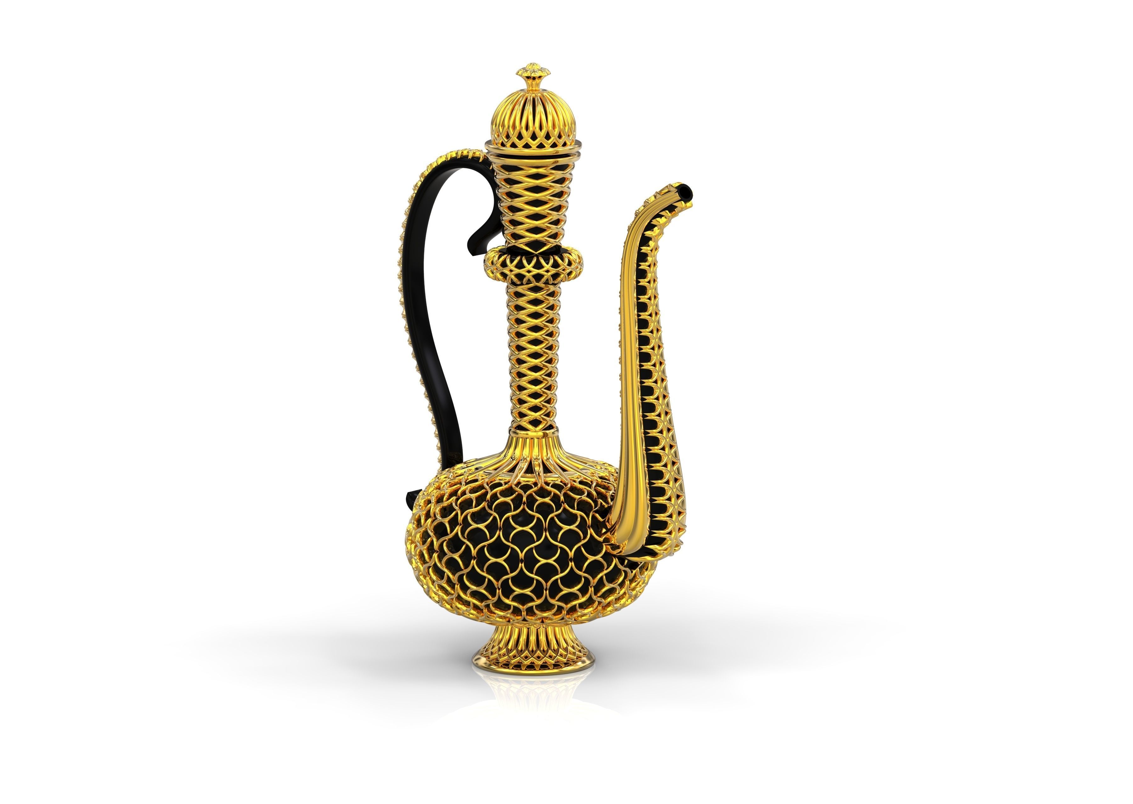 Antique Mughal Surahi 3D model 3D printable | CGTrader