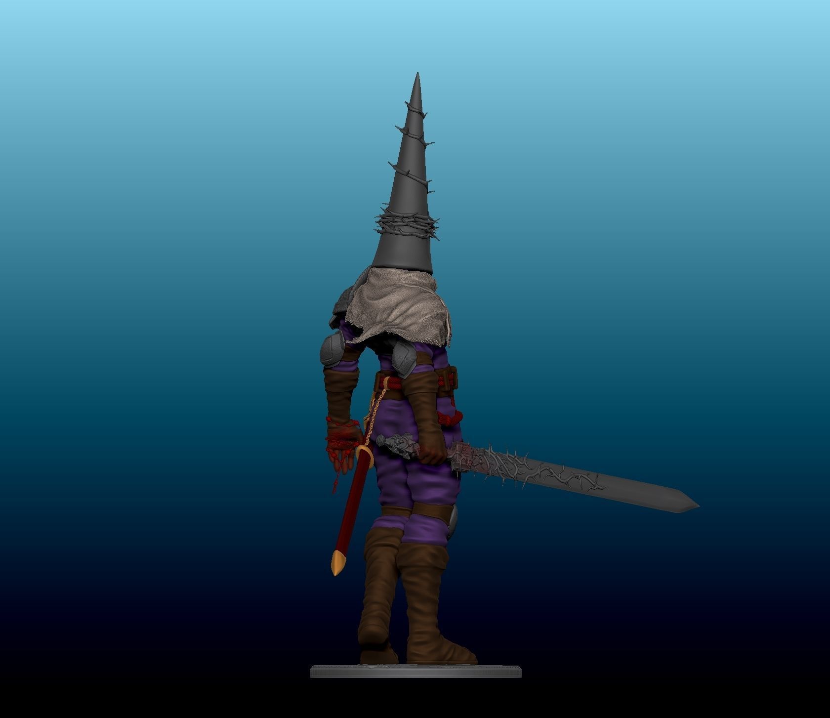 Penitent one from Blasphemous V3 3D model 3D printable | CGTrader