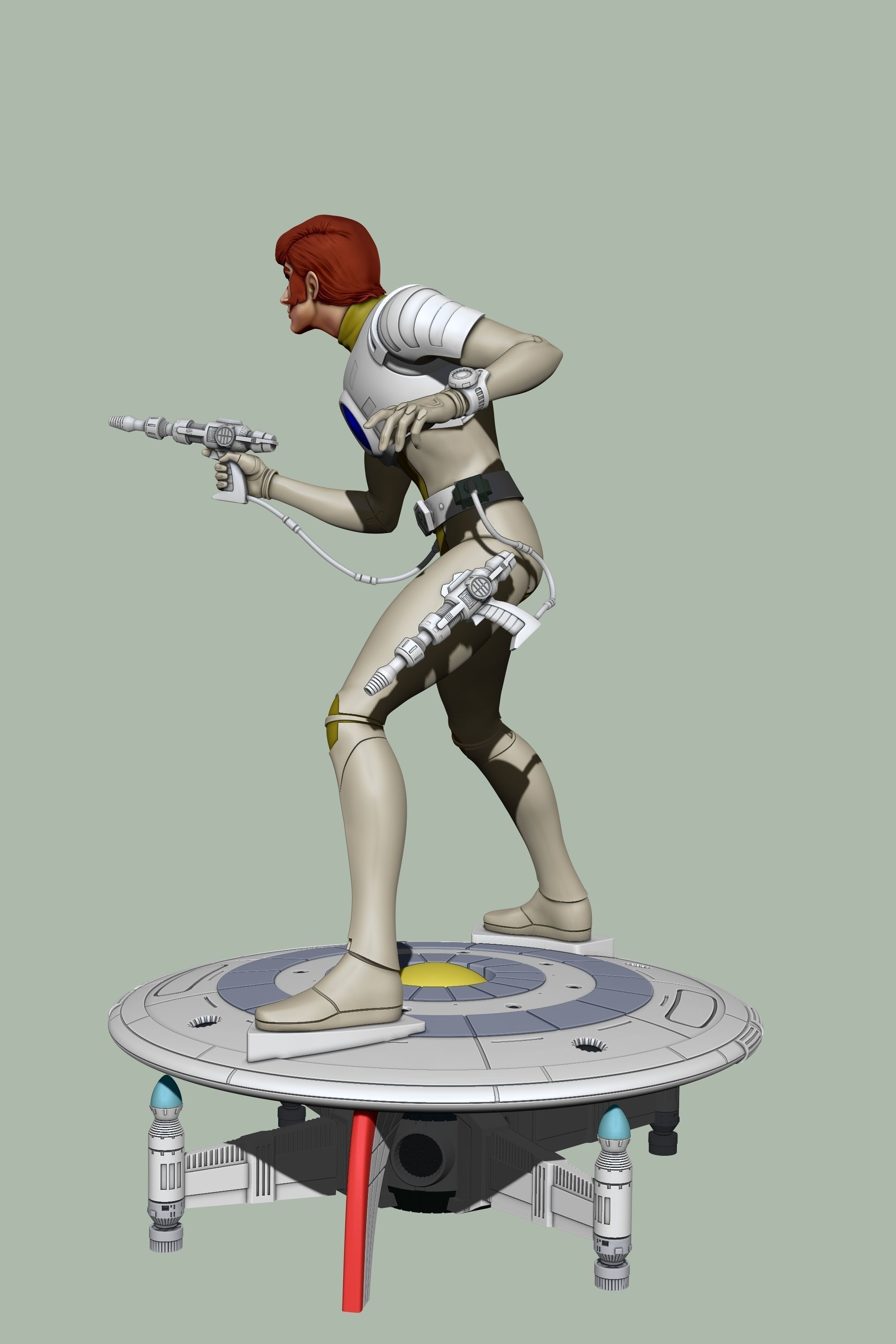 Captain Future - Capitaine Flam 3D model | CGTrader
