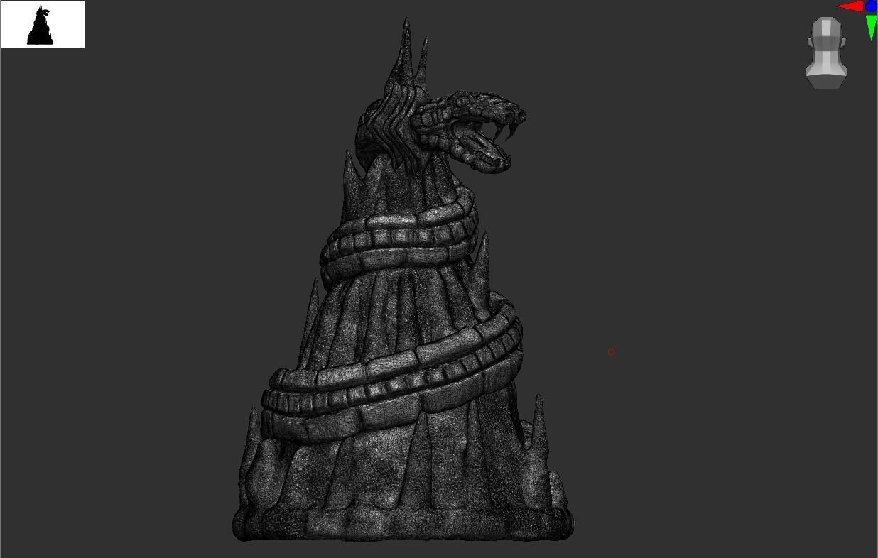 Masters of the Universe Snake Mountain 3D model 3D printable | CGTrader