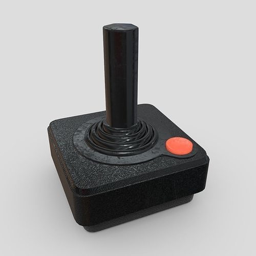 3D model Joystick retro video game console VR / AR / low-poly | CGTrader