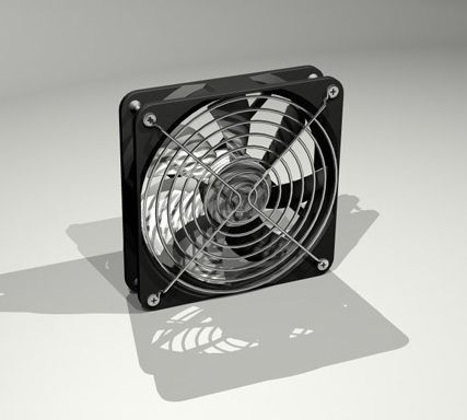 Computer fan free 3D model | CGTrader