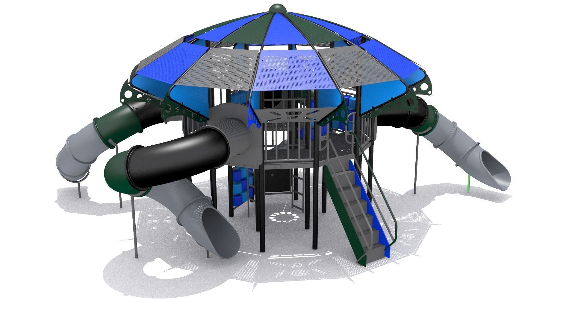 UFO Playground 3D model | CGTrader