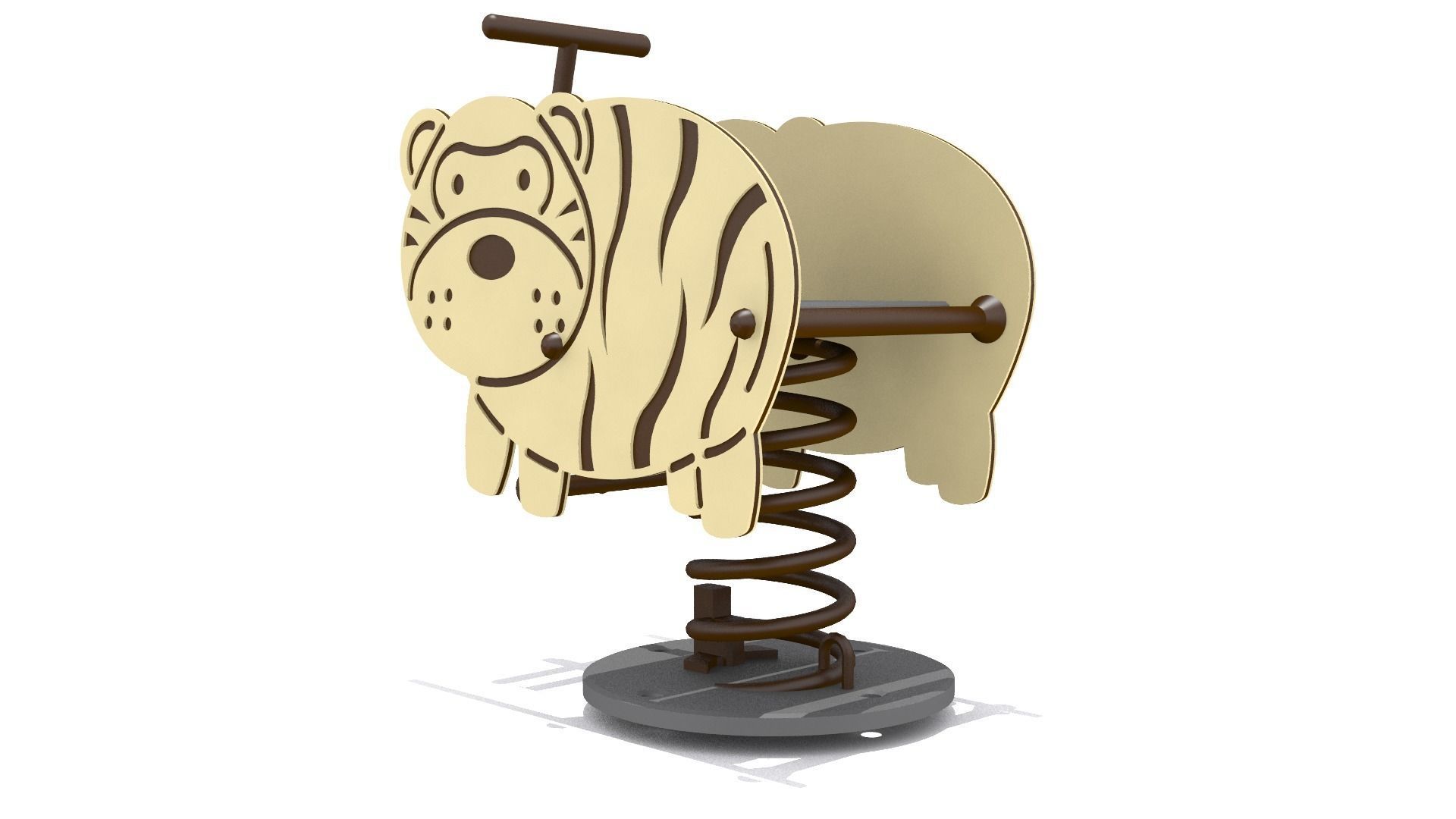 3D model Tiger Rider Playground VR / AR / low-poly | CGTrader