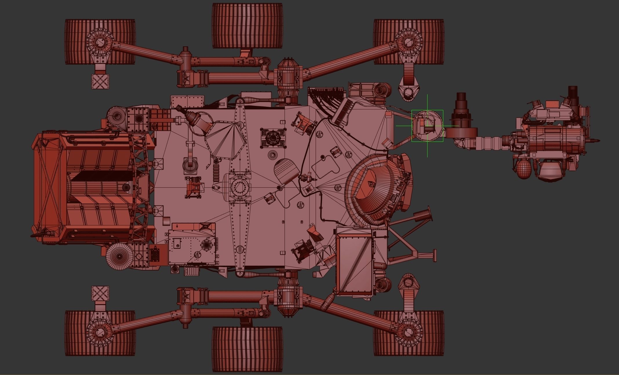 Perseverance Mars Rover 3D model rigged | CGTrader