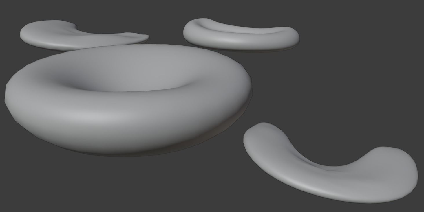 3D model Sickle Cells VR / AR / low-poly | CGTrader