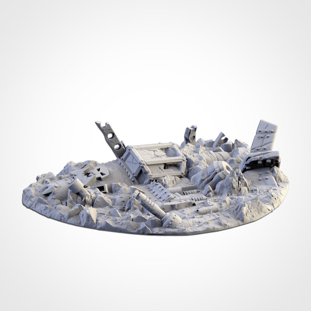 CRASHED PLANES 3D model 3D printable | CGTrader