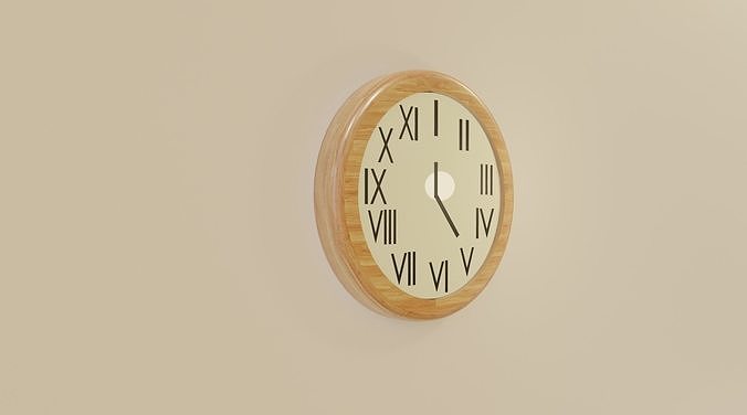 Modern Clock free 3D model | CGTrader