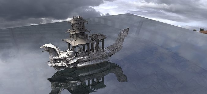 Chinese Treasure Ship 3D model | CGTrader