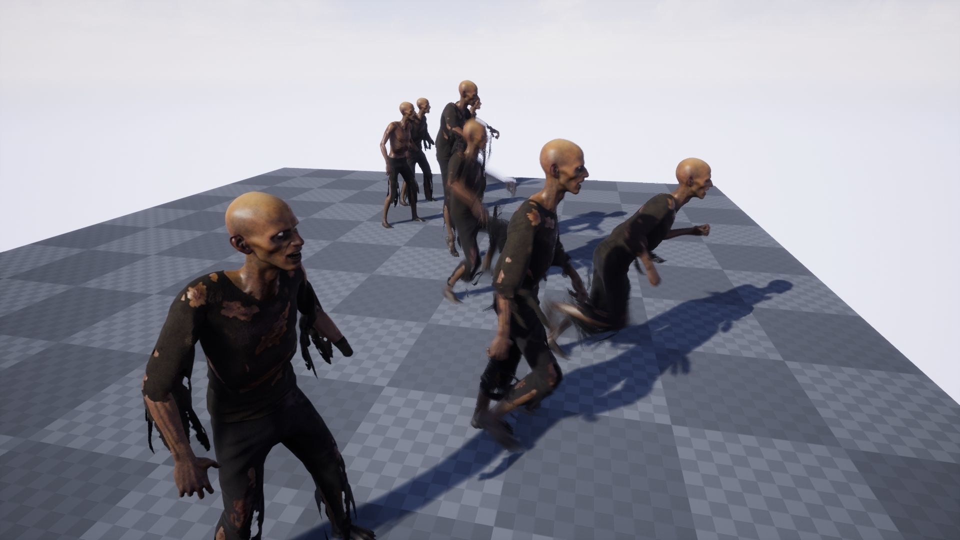 3D model Zombie Remaster modular VR / AR / low-poly rigged | CGTrader