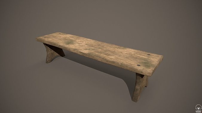 Old Bench free VR / AR / low-poly 3D model | CGTrader