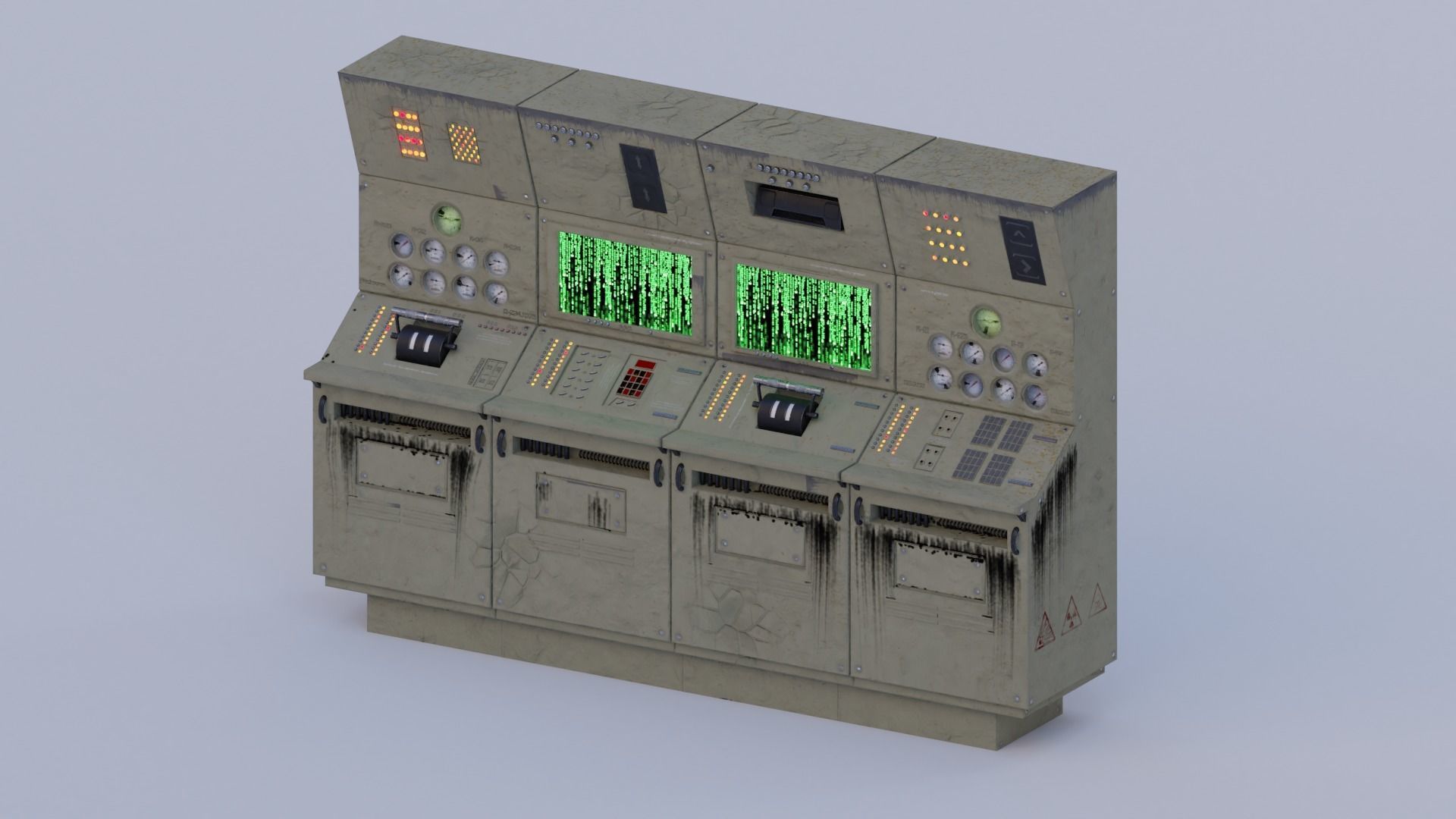 3D model Main power plant control panel VR / AR / low-poly | CGTrader