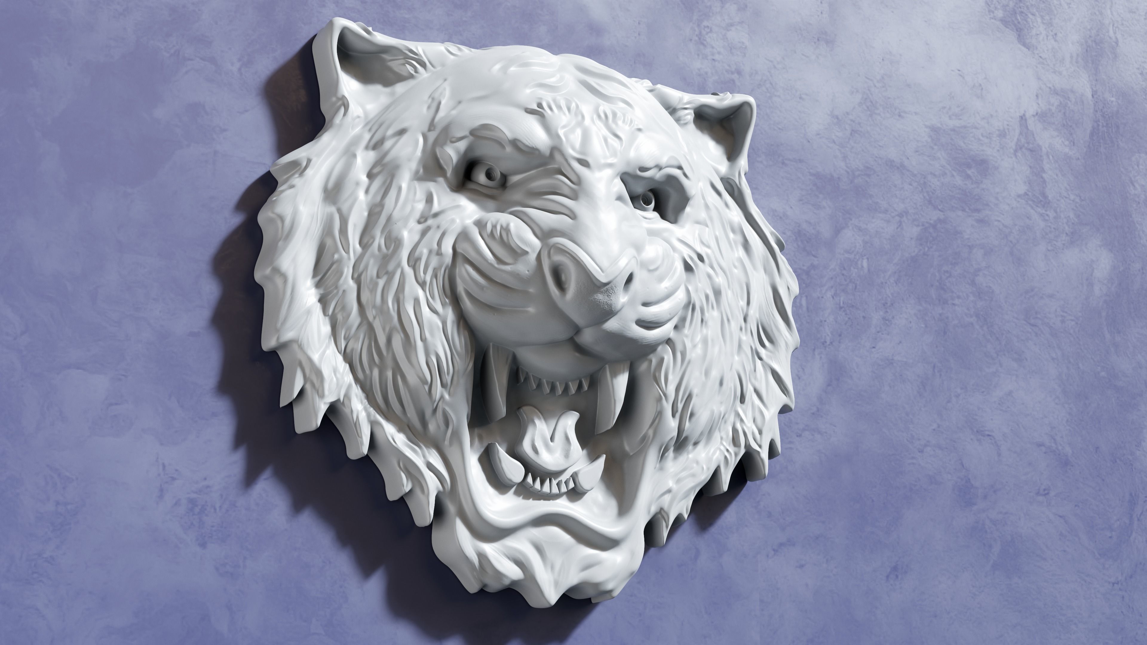 STL models for 3D printing and CNC Tiger 3D model 3D printable | CGTrader