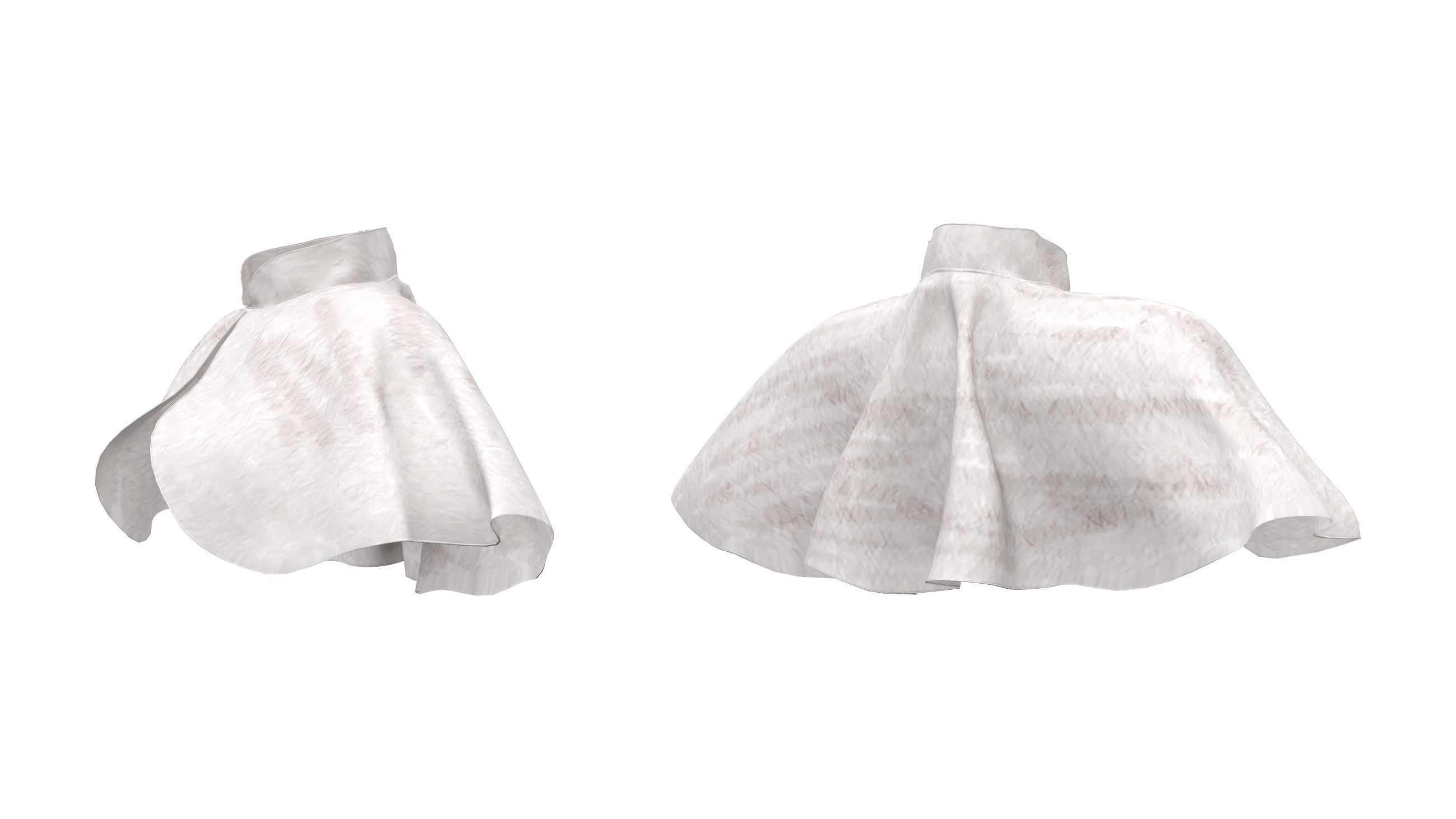 3D model White Cloak VR / AR / low-poly | CGTrader