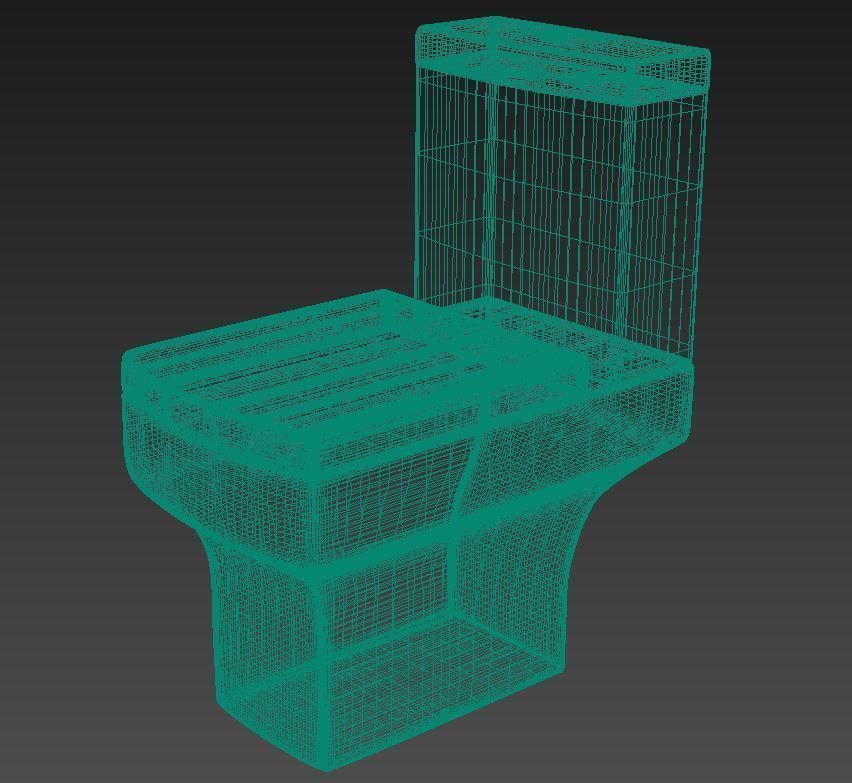 Water Closet Modern Design 3D model | CGTrader