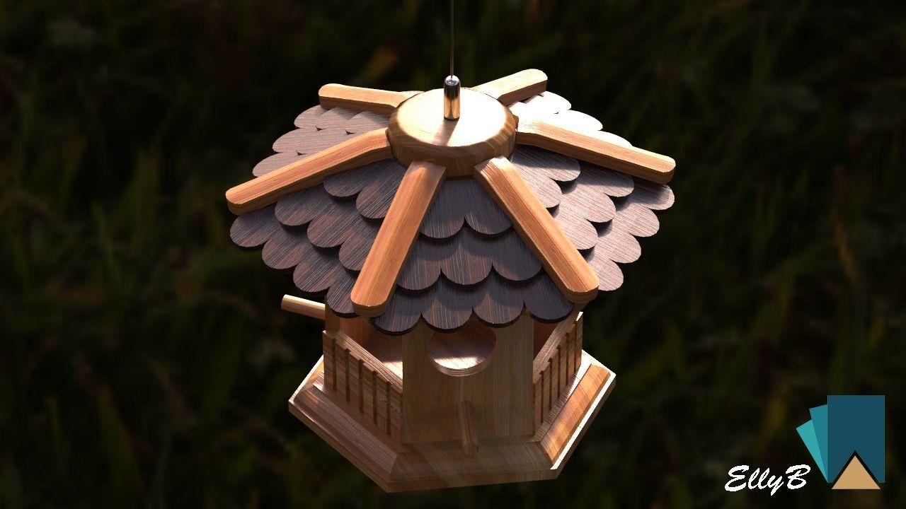 Bird Feeder 3D model | CGTrader