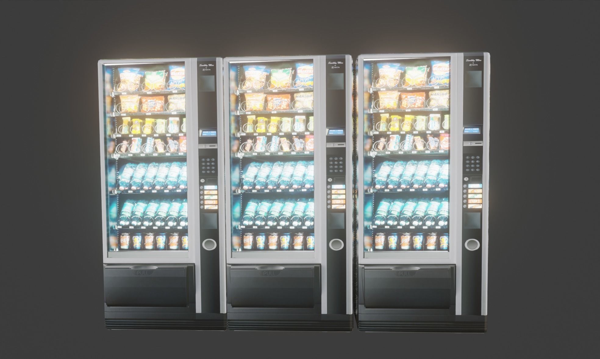 3D model vending machine VR / AR / low-poly | CGTrader