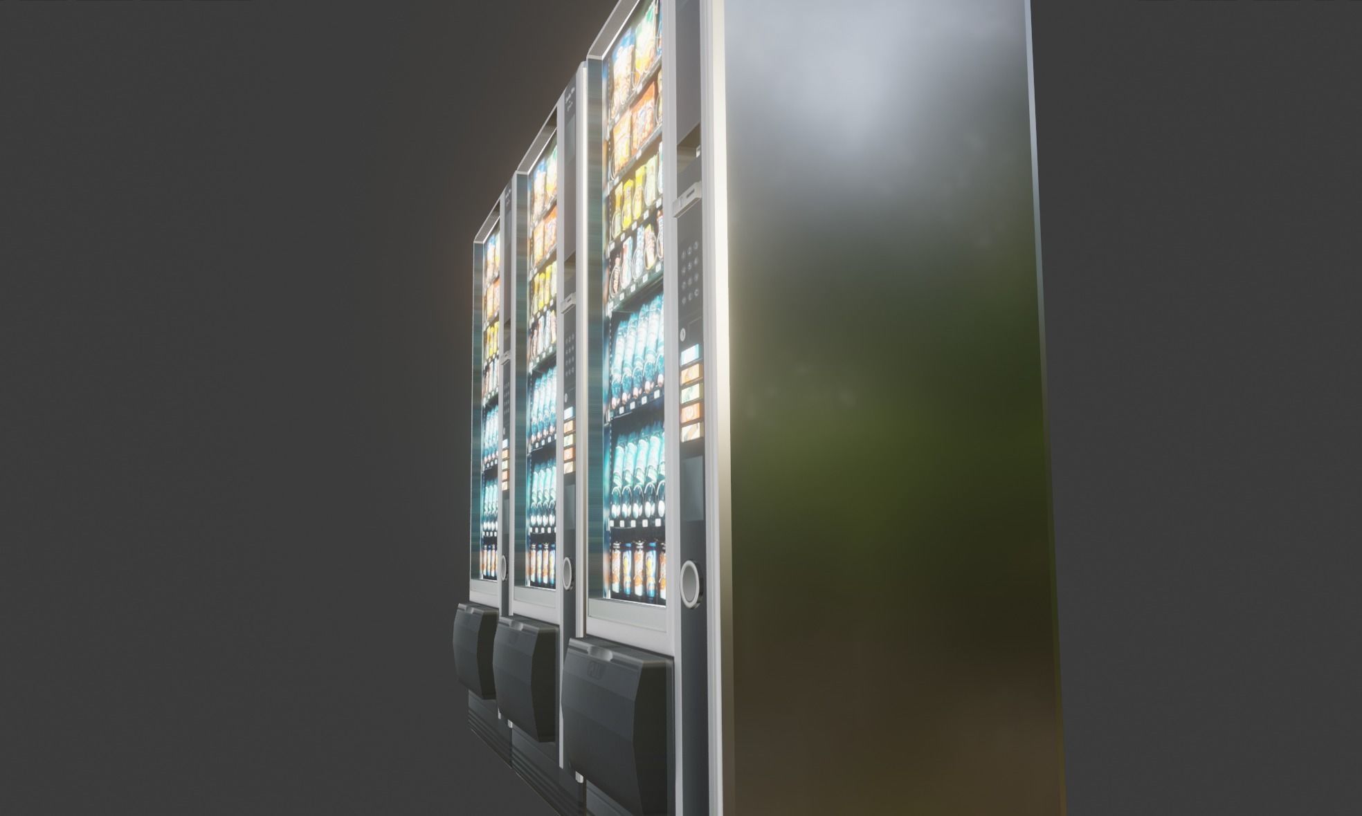3D model vending machine VR / AR / low-poly | CGTrader