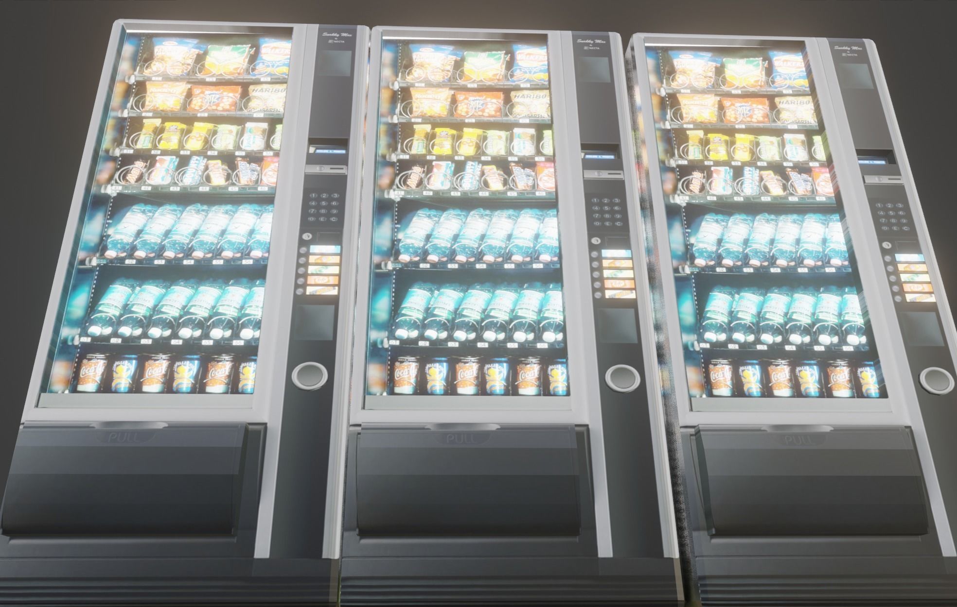 3D model vending machine VR / AR / low-poly | CGTrader