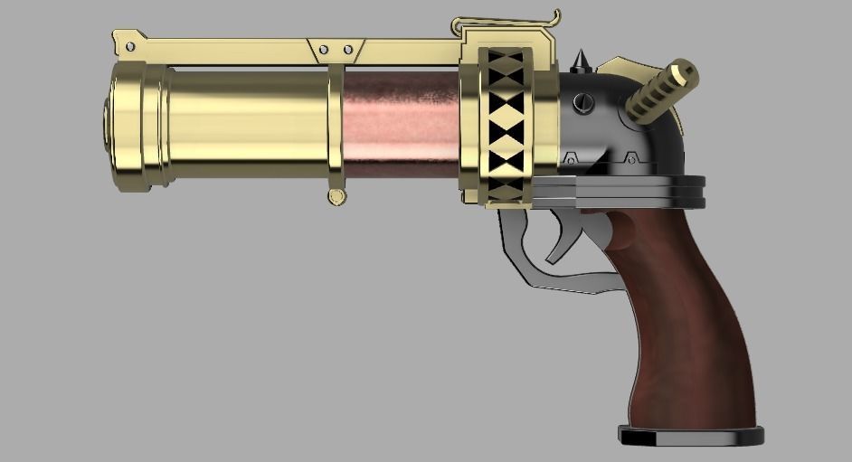 Arcane League of Legends - Jinx blaster for cosplay 3D model 3D ...