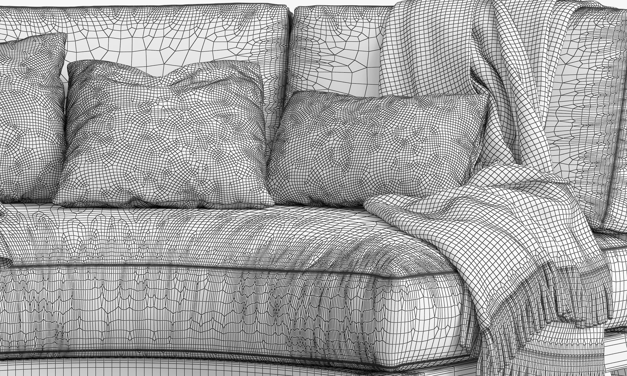 Beltempo Reefside Curved Sofa 3D model | CGTrader