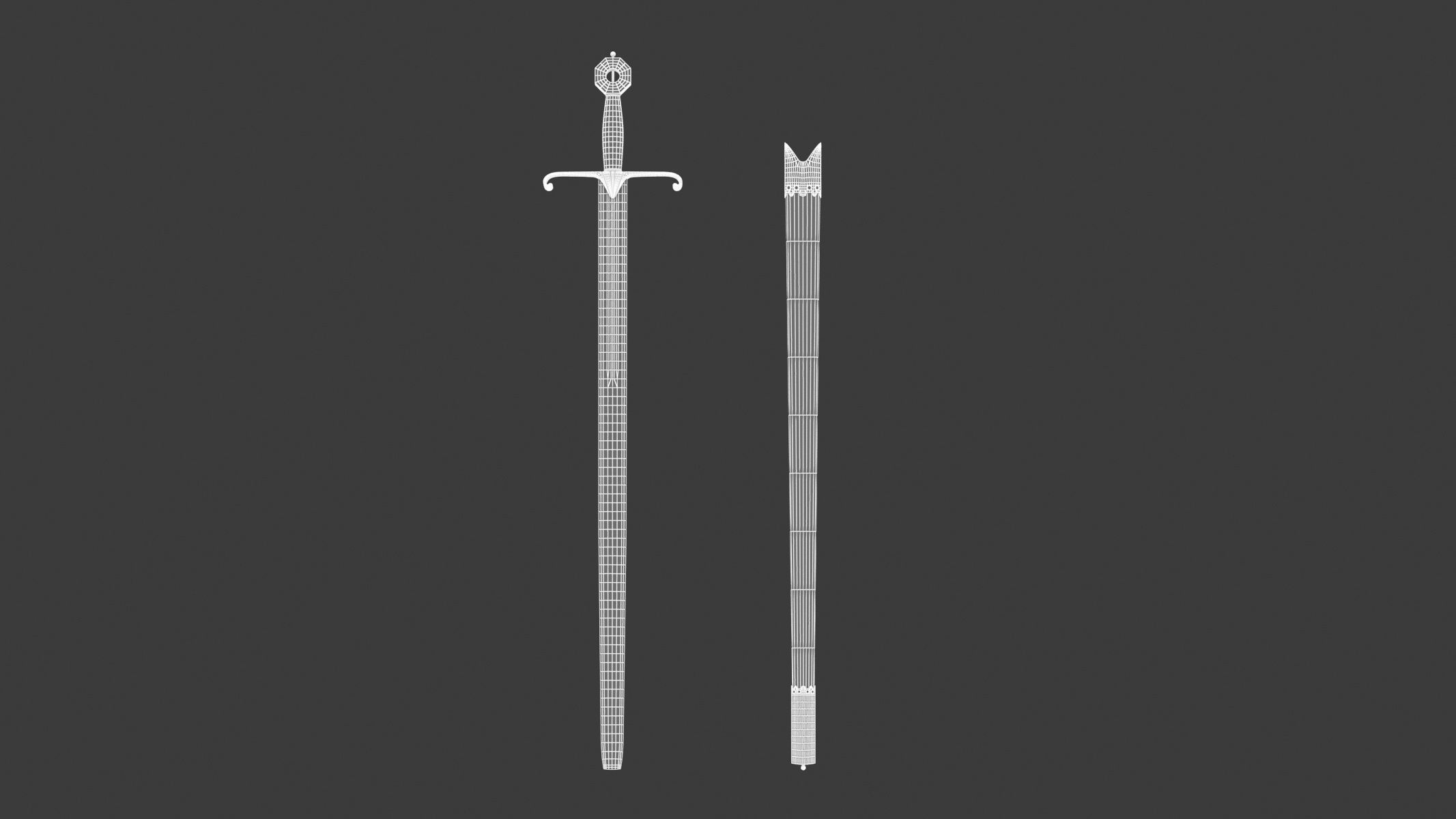 3D model Curtana Sword VR / AR / low-poly | CGTrader