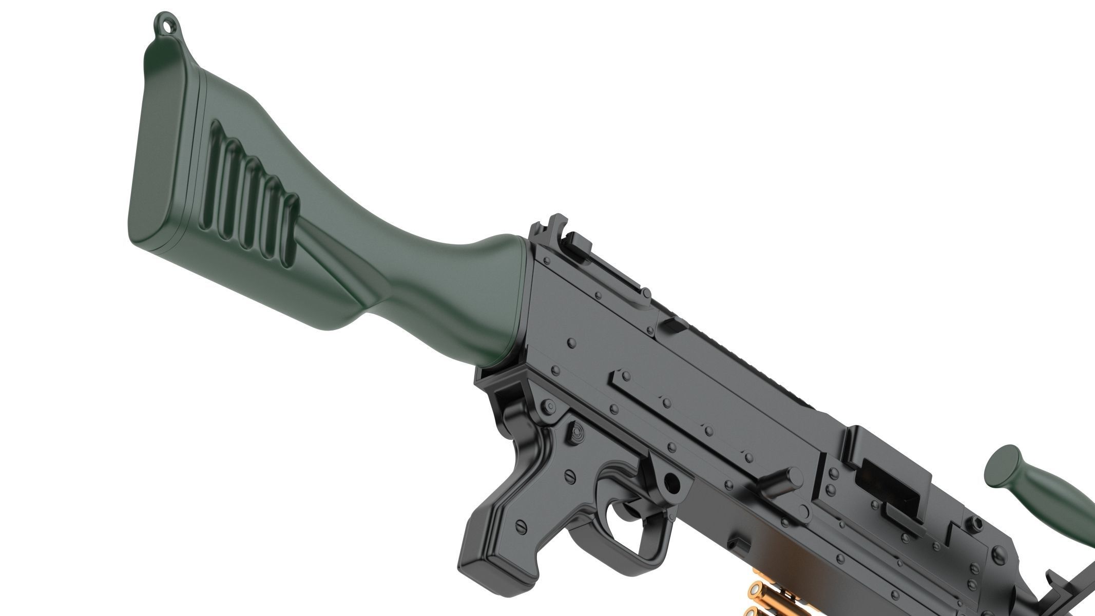 M240 Machine Gun 3D model | CGTrader