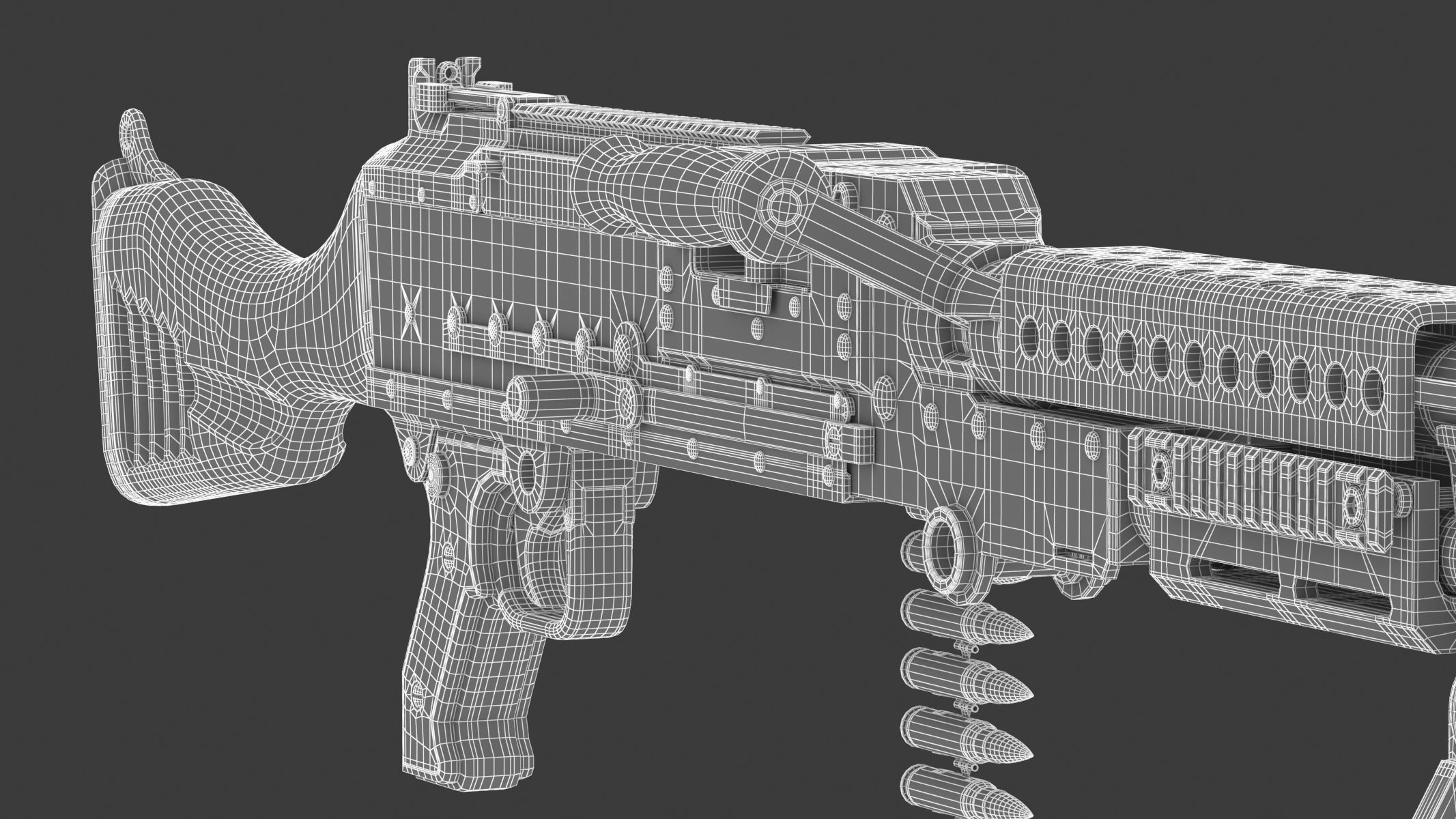 M240 Machine Gun 3D model | CGTrader