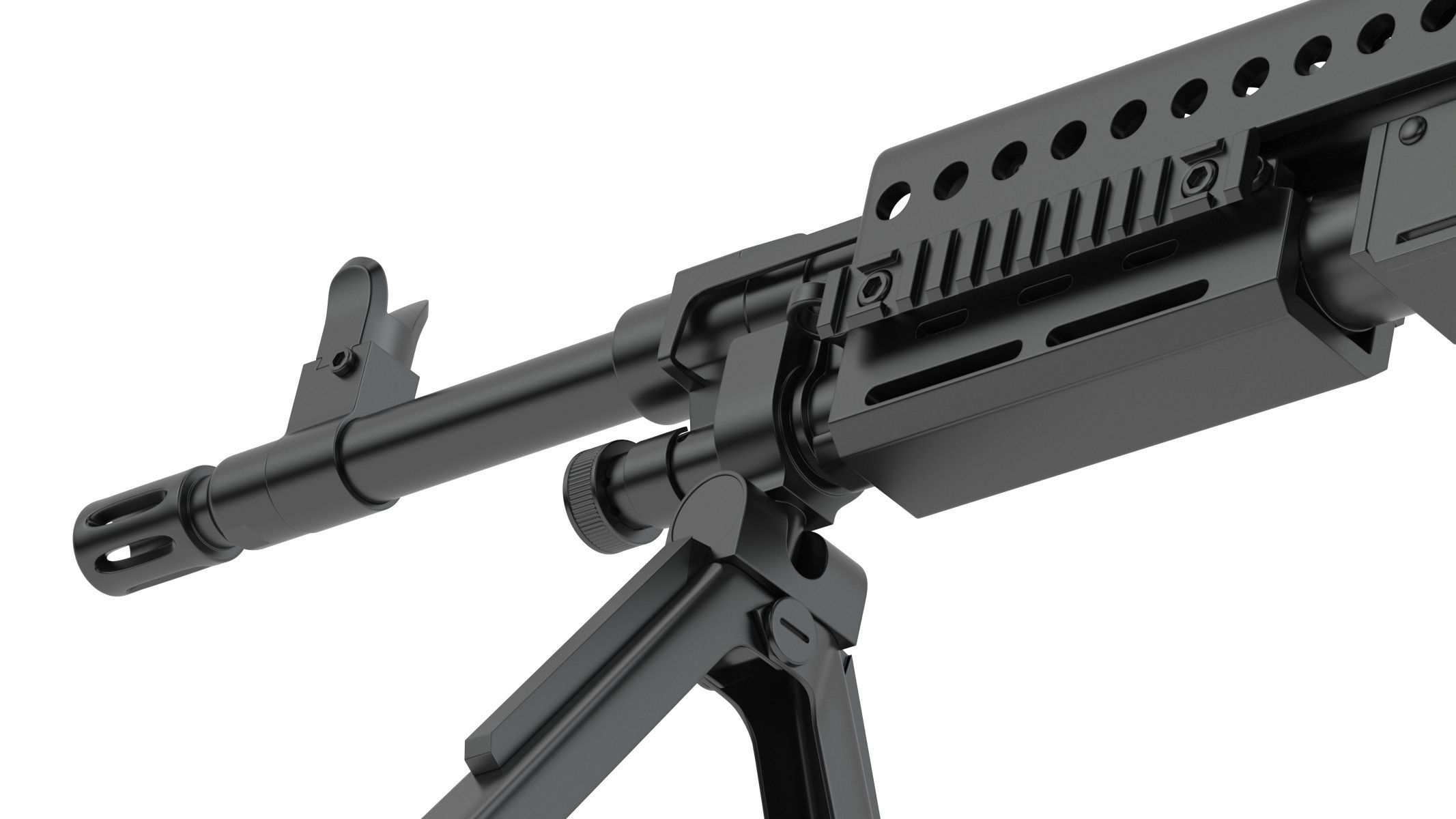M240 Machine Gun 3D model | CGTrader