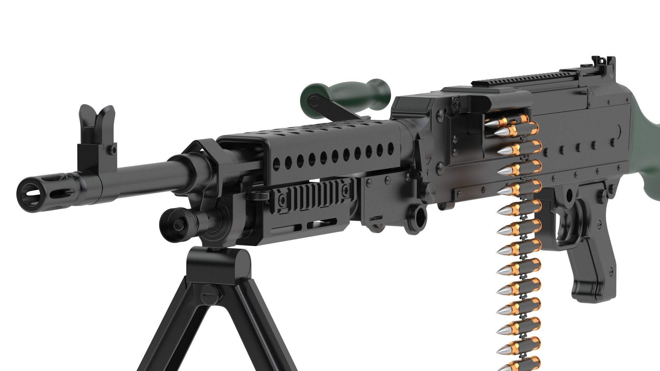 M240 Machine Gun 3D model | CGTrader