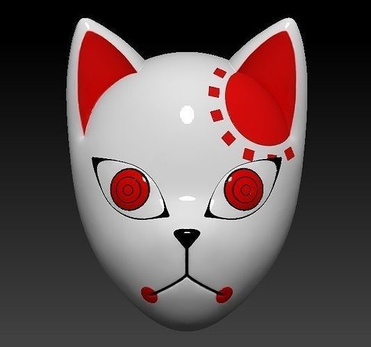 TANJIRO MASK 3D model 3D printable | CGTrader
