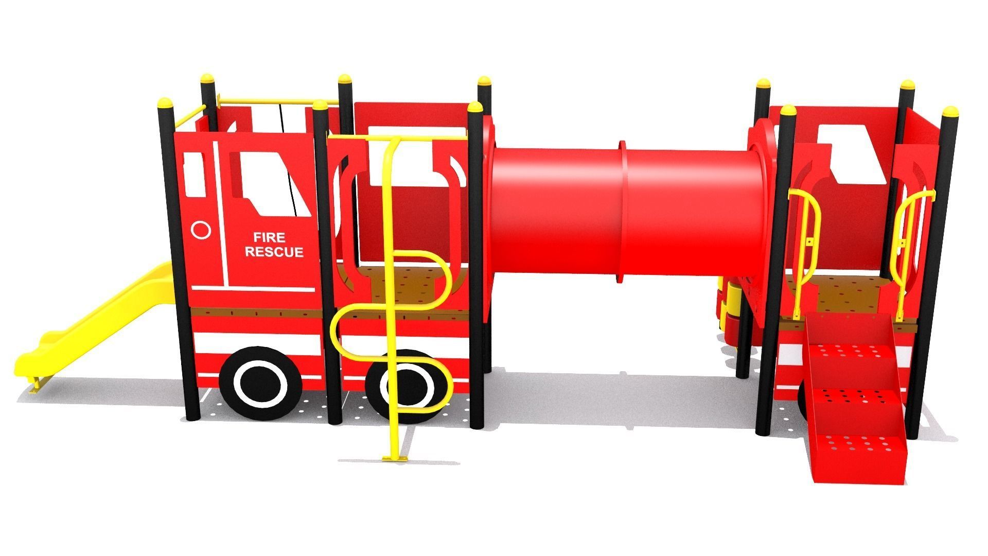 3D model Fire Engine Playground VR / AR / low-poly | CGTrader