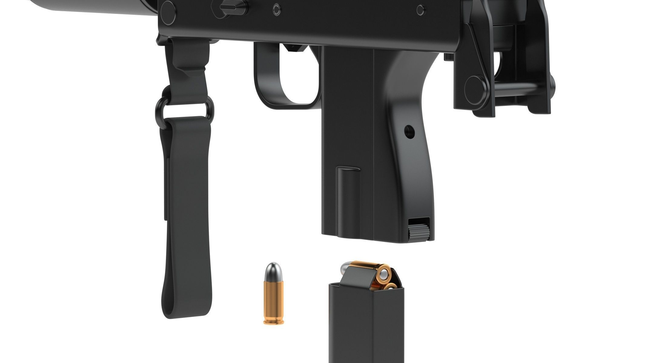MAC-10 gun 3D model | CGTrader