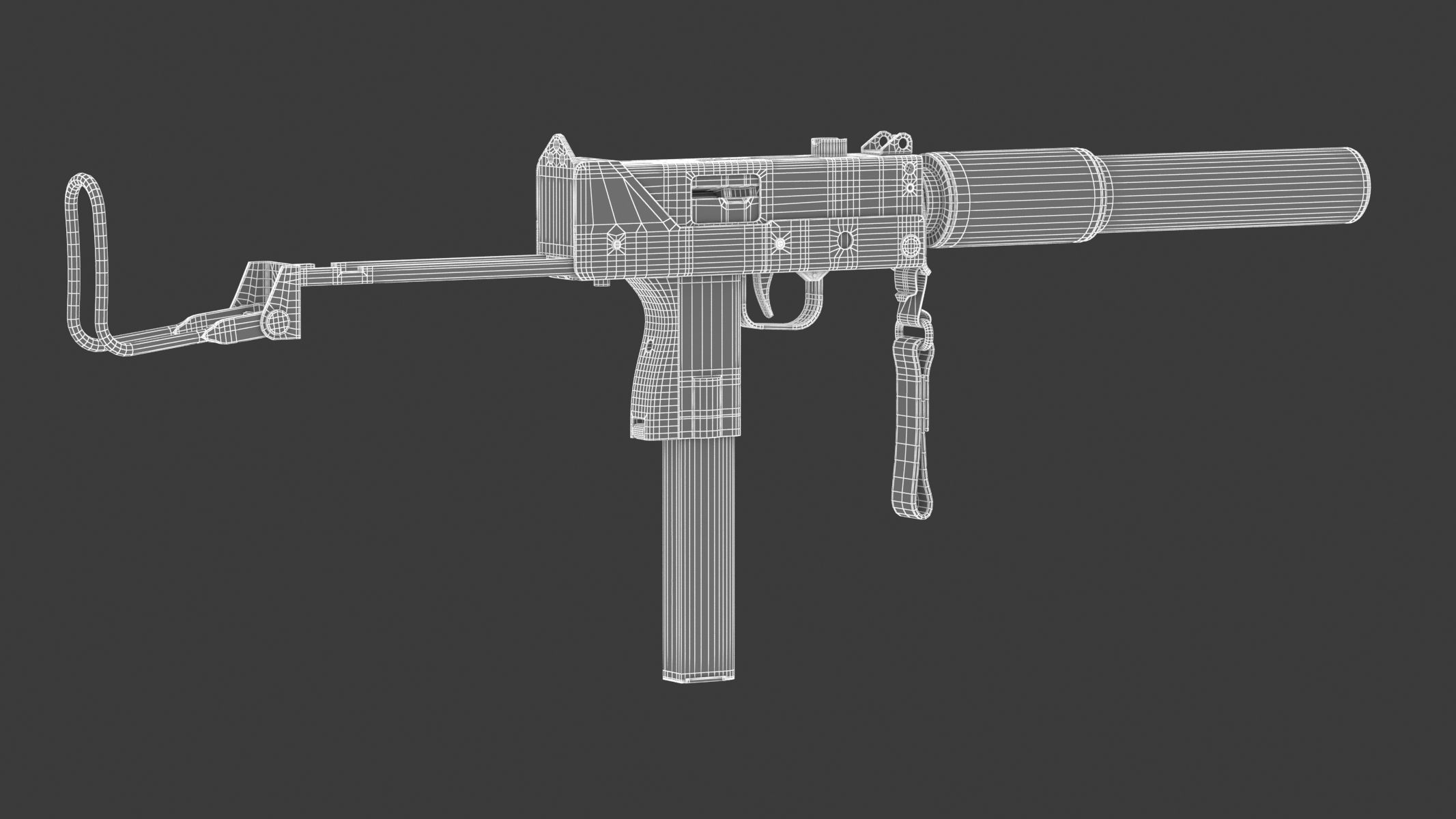 MAC-10 gun 3D model | CGTrader