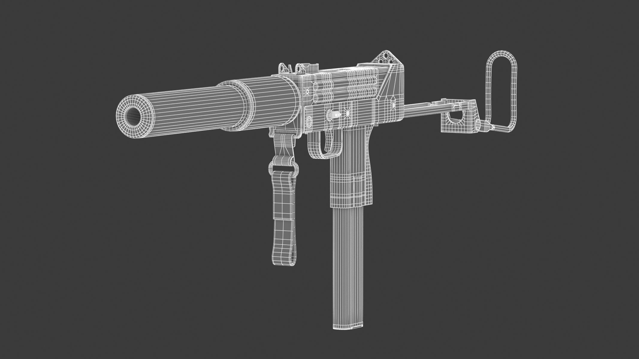 MAC-10 gun 3D model | CGTrader