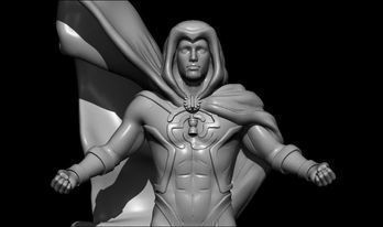Hourman woman flying in air 3D model 3D printable | CGTrader