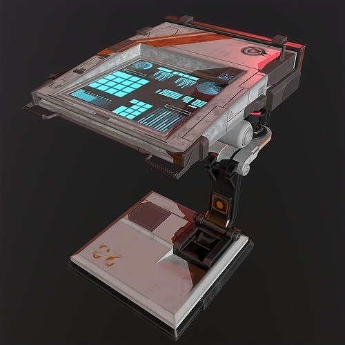 3D model Sci Fi Tablet 3VR VR / AR / low-poly | CGTrader