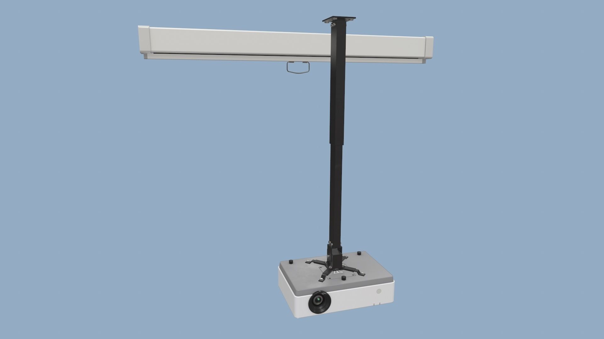 3D model Projector and Screen VR / AR / low-poly | CGTrader