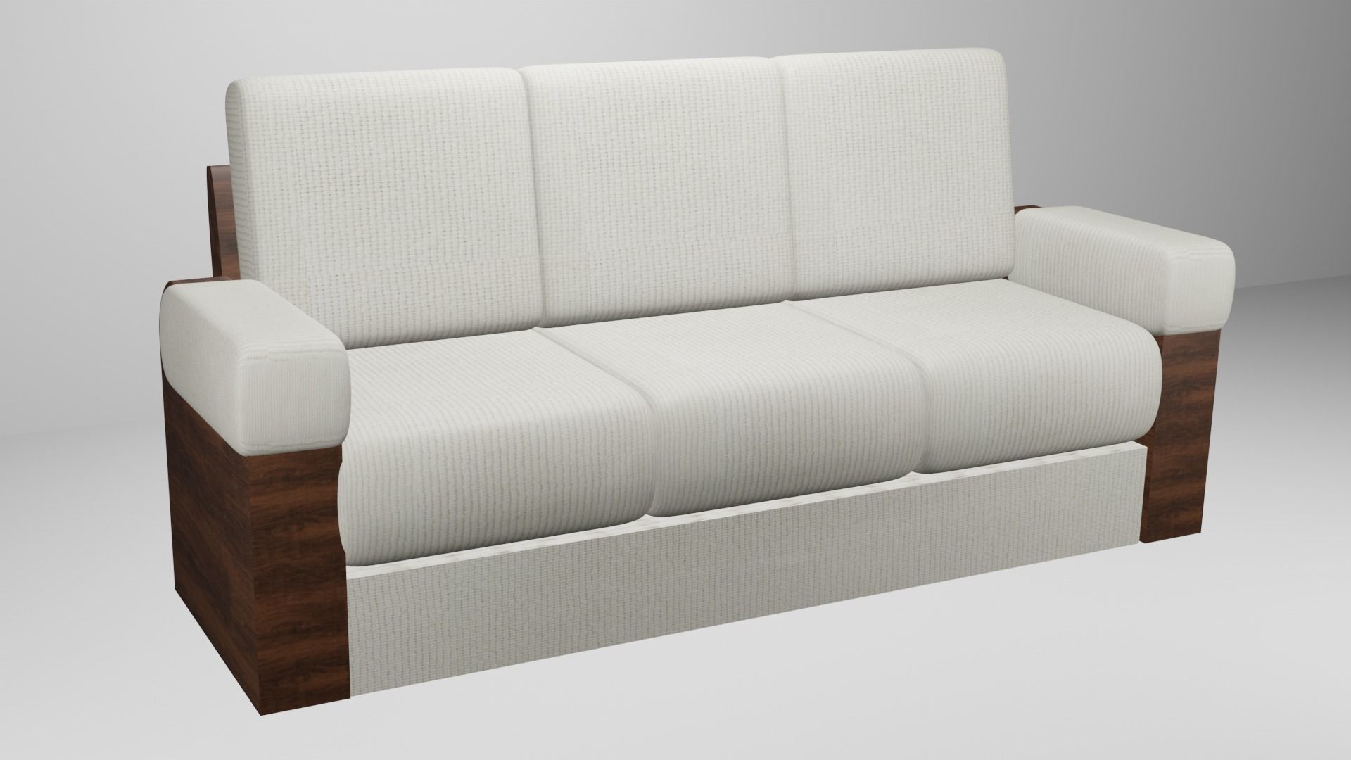 Sofa 3d Model with Fabric Texture 3D model | CGTrader